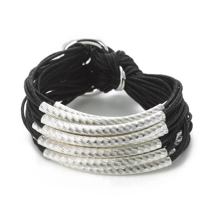 RB2IM - Black Silver & Iridium Mix Bracelet | Buy Gillian Julius Jewelry